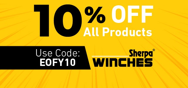 Sherpa 12V or 24V Air Compressor (Big Air) - Sherpa Winches Australia