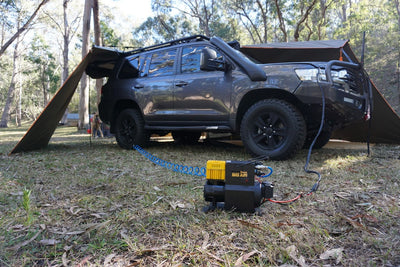 Sherpa 12V or 24V Air Compressor (Big Air) - Sherpa Winches Australia